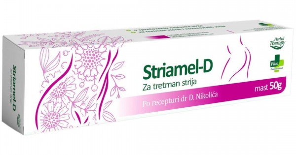 Striamel D, Mast za tretman strija, elastičnost kože, strije, mast ...